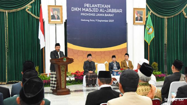 Pengurus DKM Masjid Raya Al Jabbar Libatkan ASN, Ormas Islam, dan MUI ...
