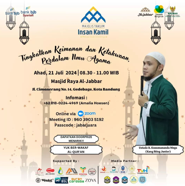 MT Insan Kamil Hadirkan Kang Ibing Junior di Masjid Raya Al Jabbar ...