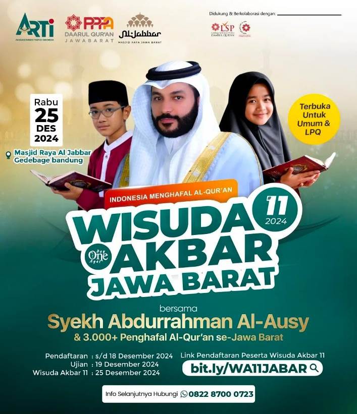 Wisuda Akbar PPPA Daarul Qur'an Hadirkan Syekh Abdurrahman Al-Ausy di ...